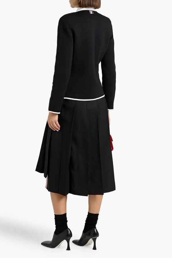 Thom Browne Wool-blend Cardigan