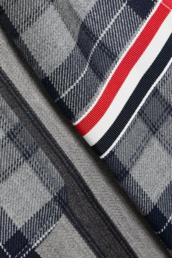Thom Browne Wool-twill And Jacquard Blazer