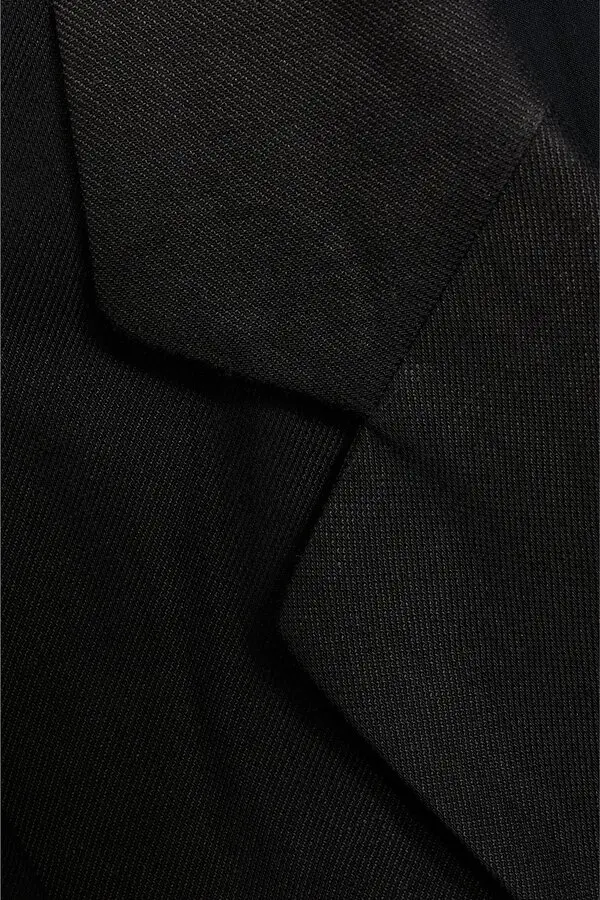 Brunello Cucinelli Bead-embellished Twill Blazer - Black