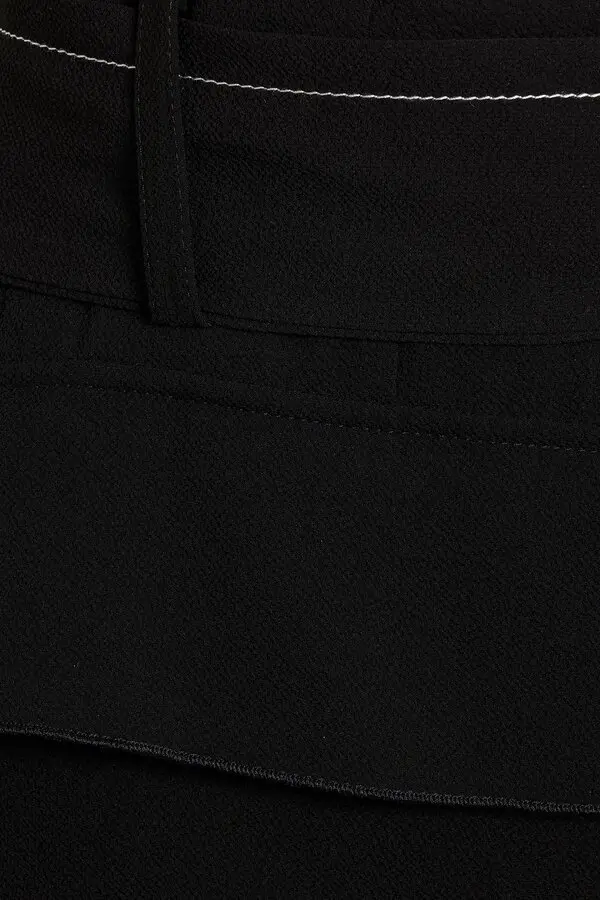Victoria Beckham Crepe Midi Wrap Skirt