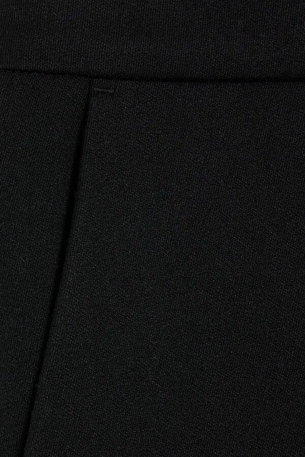 Victoria Beckham Crepe Flared Pants - Black