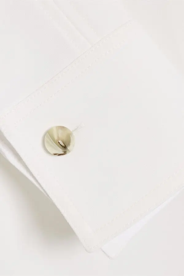 Victoria Beckham Wrap-effect Crepe Midi Dress