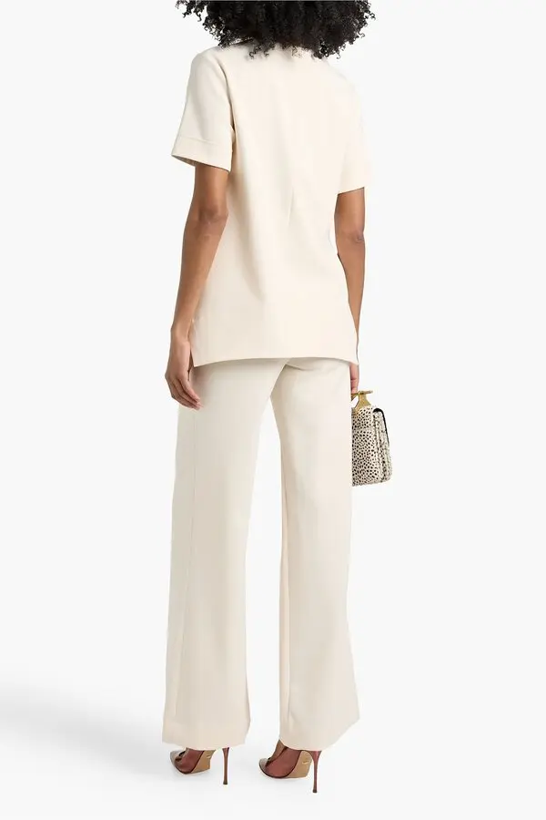Victoria Beckham Crepe Top - Cream