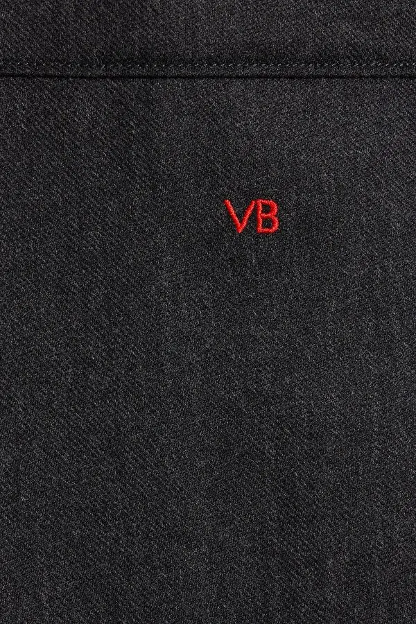 Victoria Beckham Wool Shirt - Charcoal
