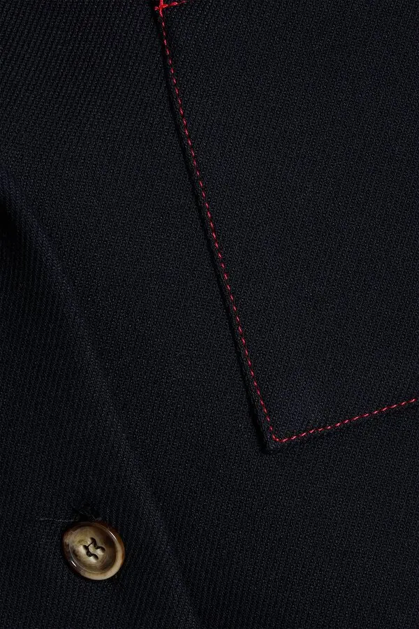 Victoria Beckham Cotton-blend Twill Shirt