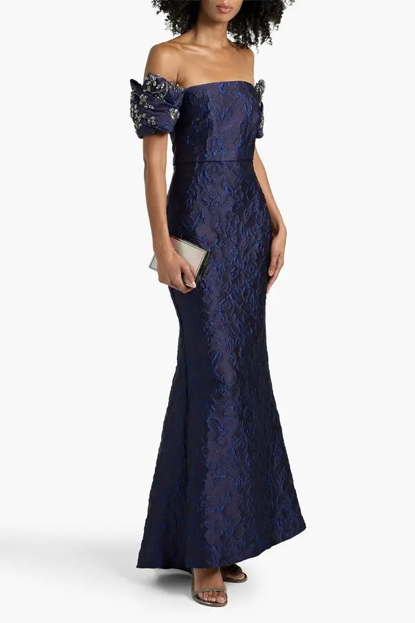 Badgley Mischka Embroidered Dresses | Editorialist