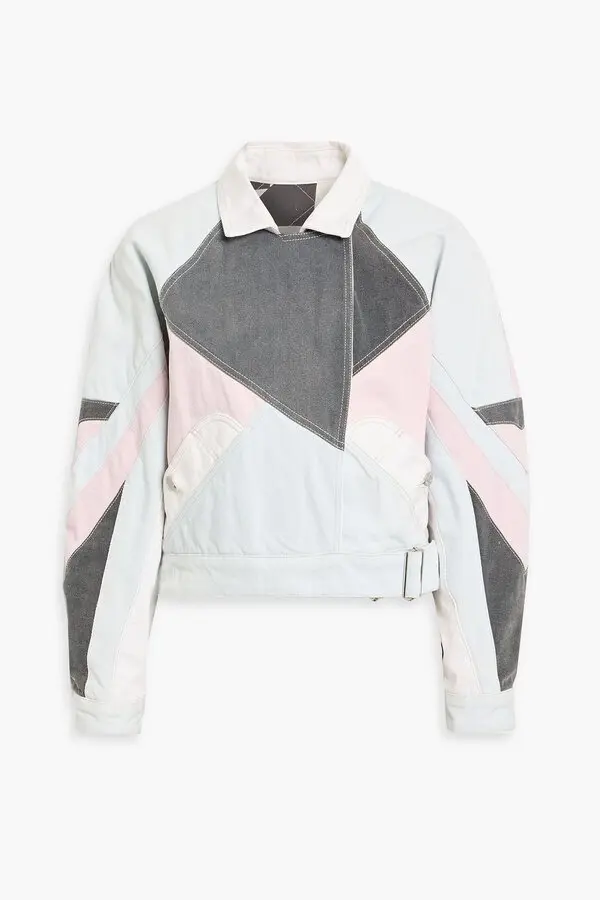 Isabel Marant Étoile Saxen Colorblock Denim Jacket