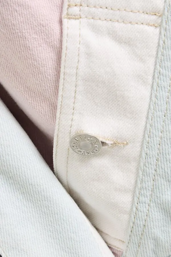 Isabel Marant Étoile Saxen Colorblock Denim Jacket