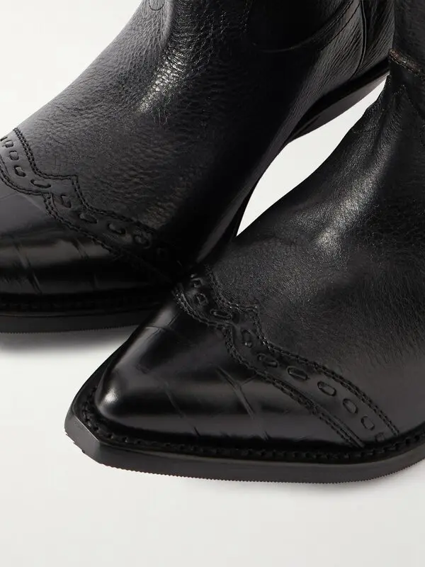 Our Legacy Consultant Full-grain Leather Boots