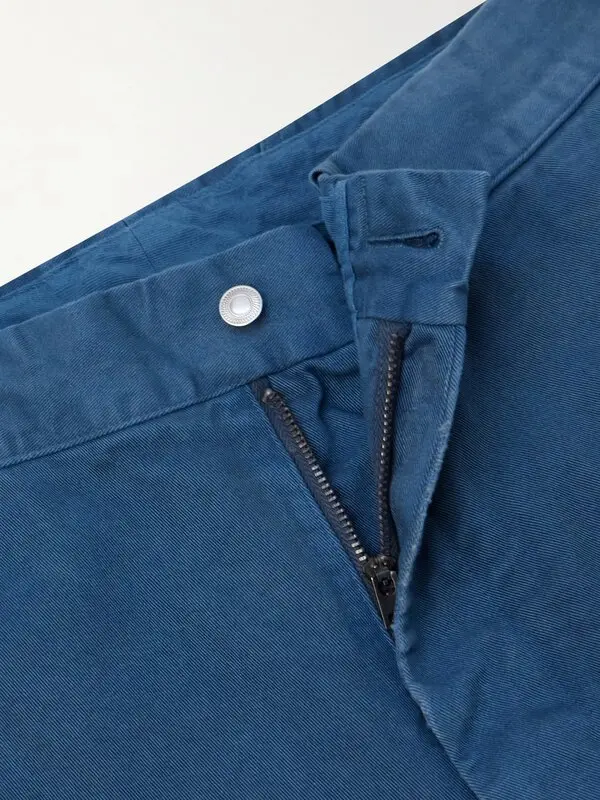 A.PRESSE Straight-leg Cotton-twill Trousers