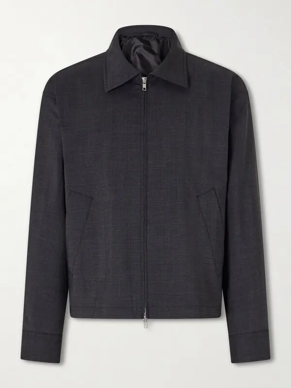MFPEN Mail Prince Of Wales Checked Wool-twill Jacket