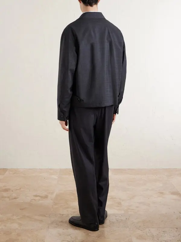 MFPEN Mail Prince Of Wales Checked Wool-twill Jacket