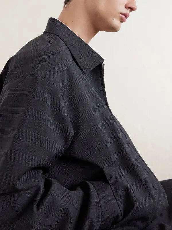 MFPEN Mail Prince Of Wales Checked Wool-twill Jacket
