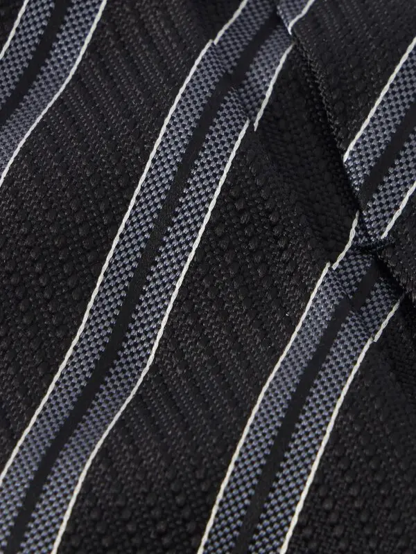 MFPEN Banquet 7cm Striped Silk-jacquard Tie