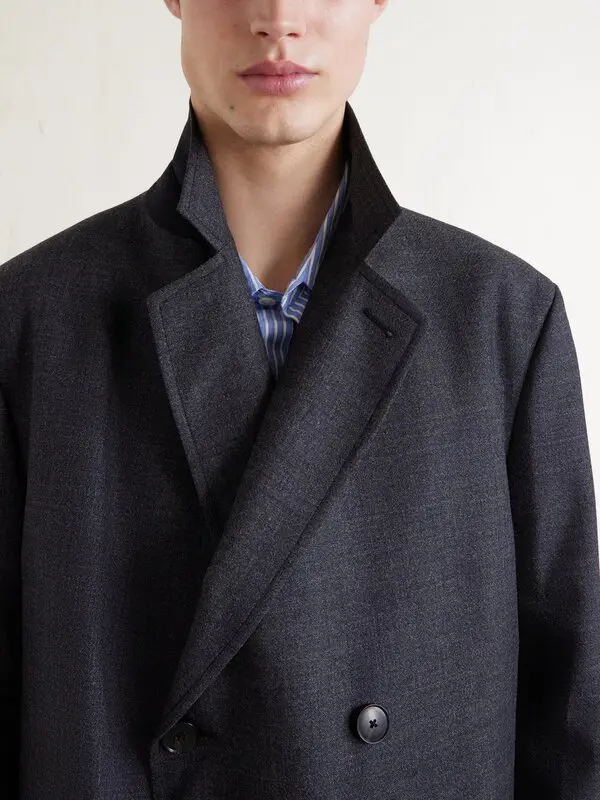 MFPEN Conference Double-breasted Wool Coat