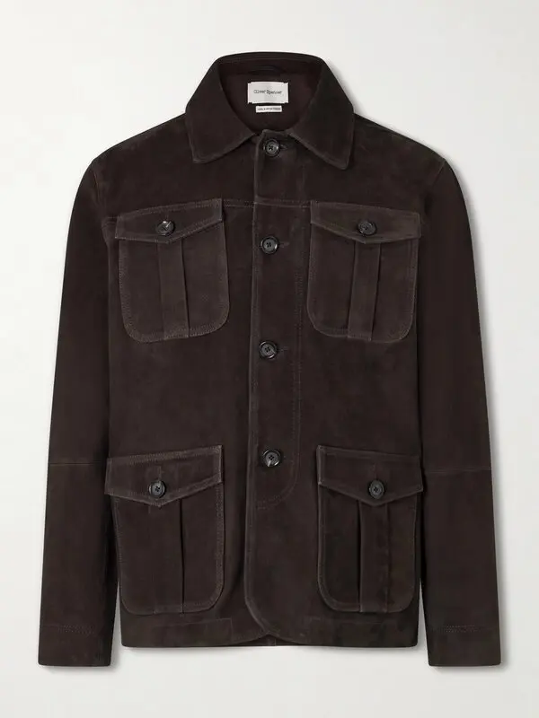 Oliver Peoples Shawcross Suede Jacket