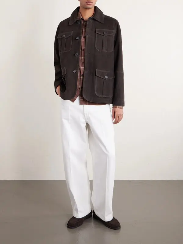 Oliver Peoples Shawcross Suede Jacket