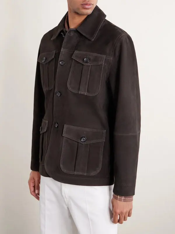 Oliver Peoples Shawcross Suede Jacket