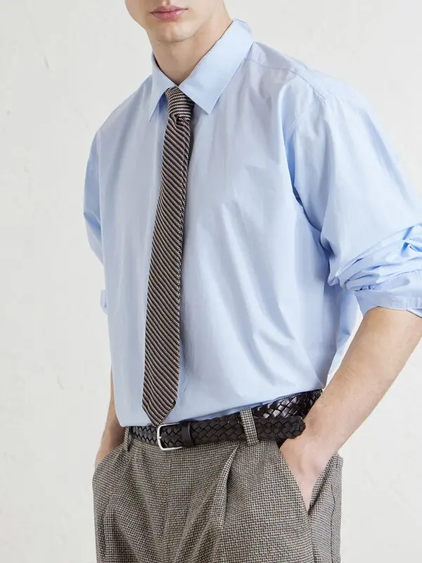 MFPEN 6cm Striped Knitted Silk Neck Tie