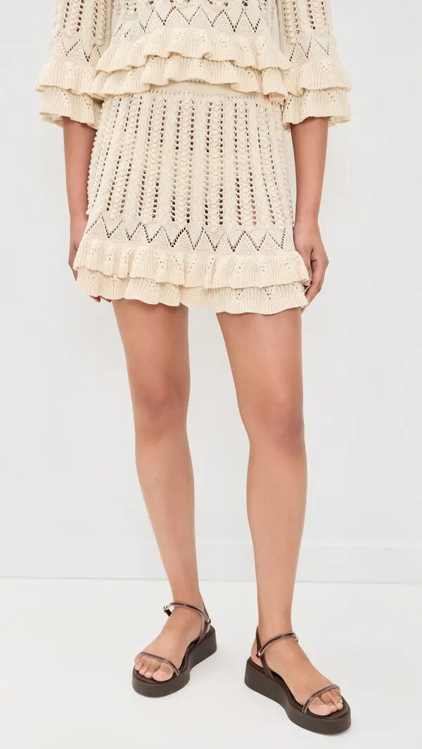 Isabel Marant Étoile Nelle Ruffle Mini Skirt