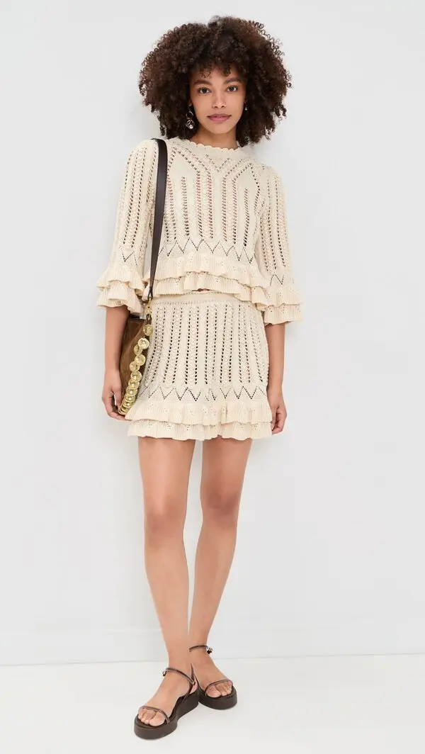 Isabel Marant Étoile Nelle Ruffle Mini Skirt