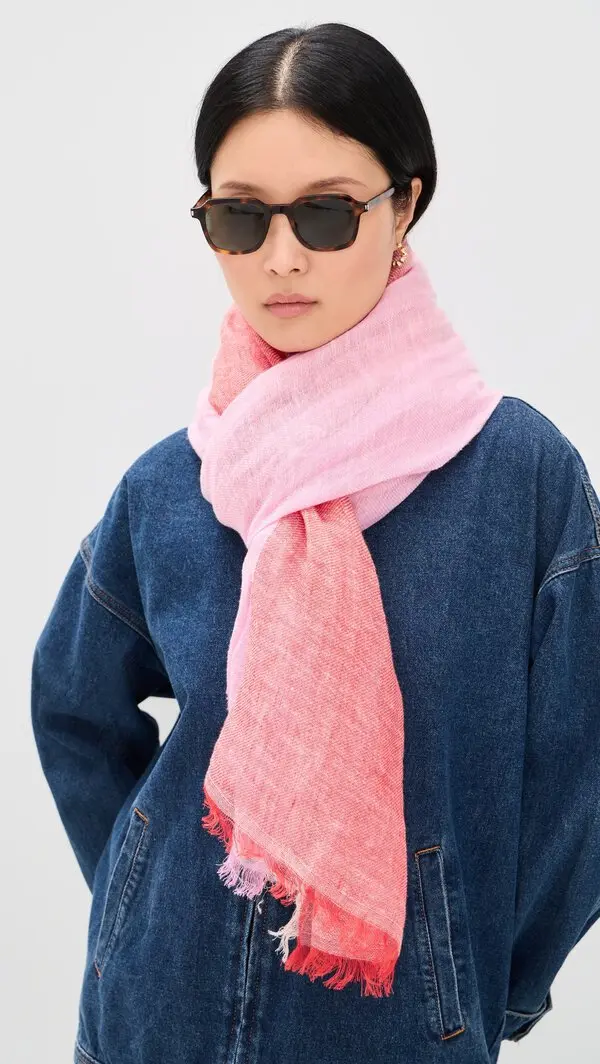 Faherty Brand Colorblock Oblong Scarf