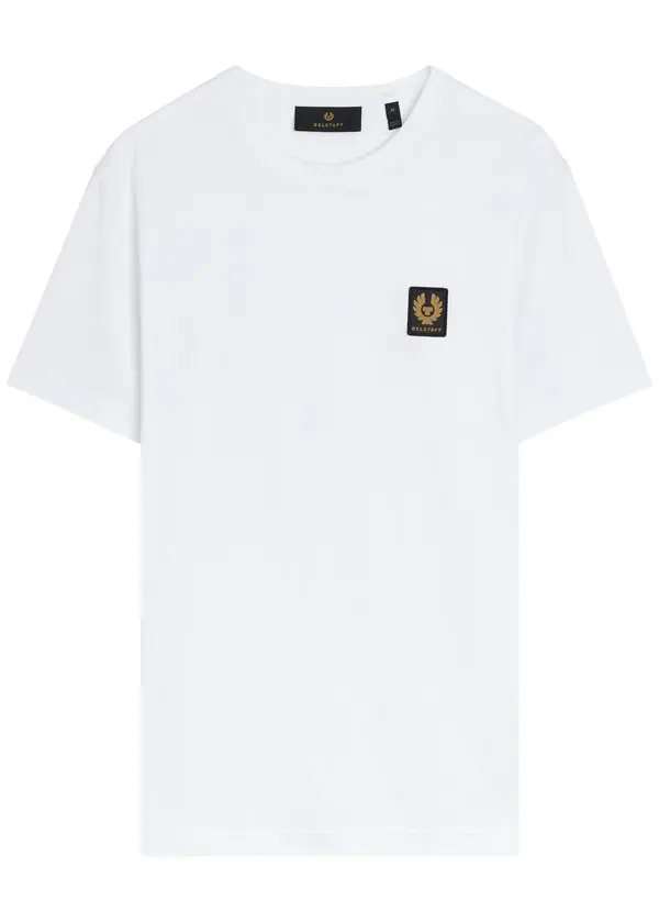 Belstaff Logo-appliquéd Cotton T-shirt - White