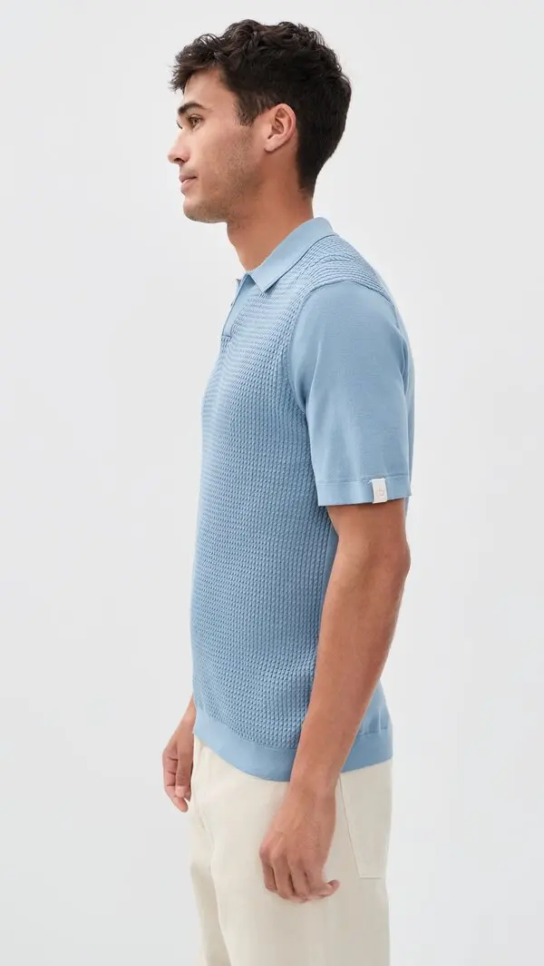 Rag & Bone Saxon Silk Blend Johnny Polo - Fogbl