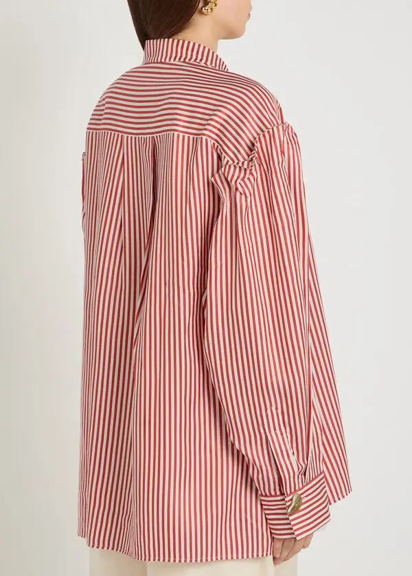 AKYN Kaia Striped Lyocell Shirt