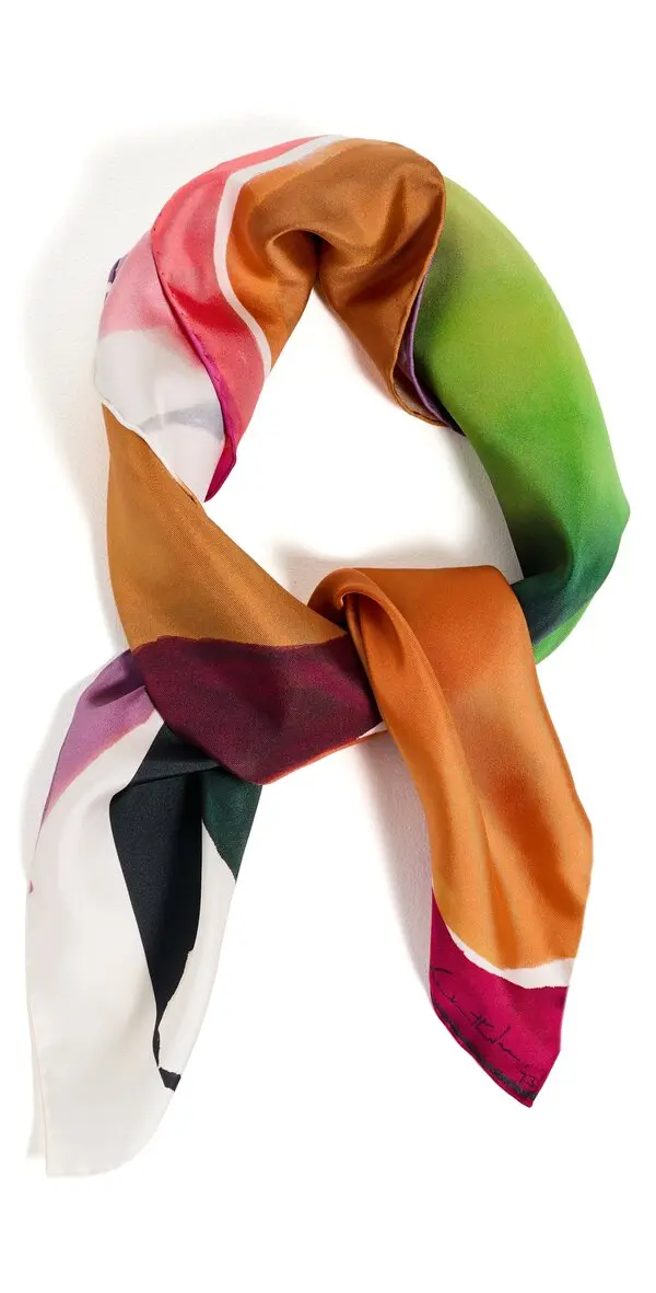 Ulla Johnson Chiara Silk Scarf - Nature Abhors A Vacuum