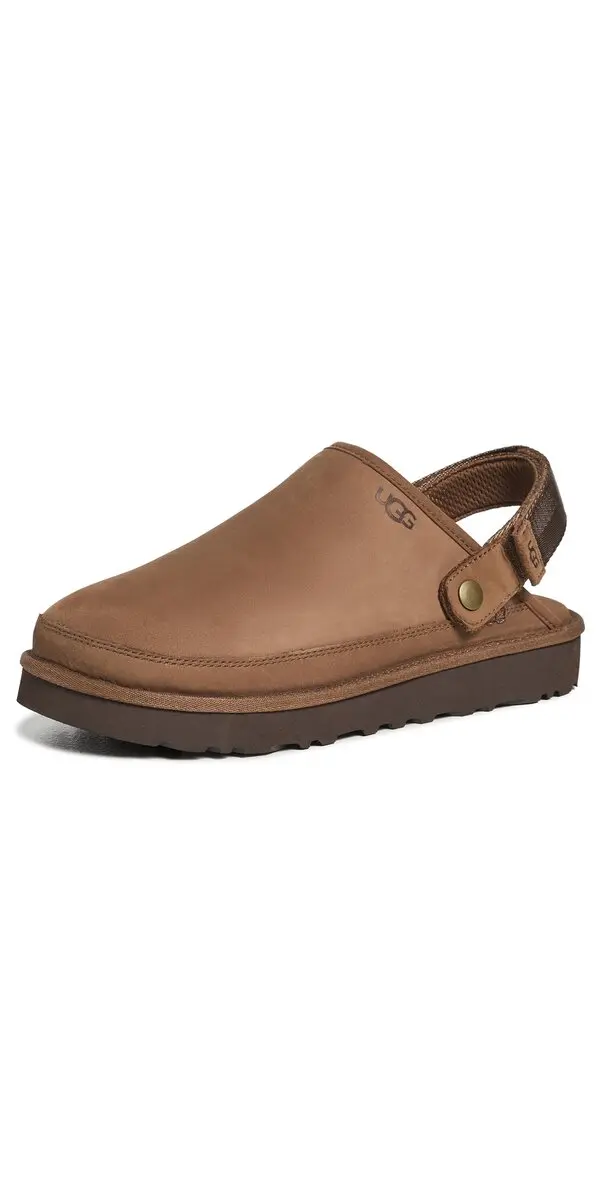 UGG Goldencoast Clog Ii Nubuck - Dark Chestnut