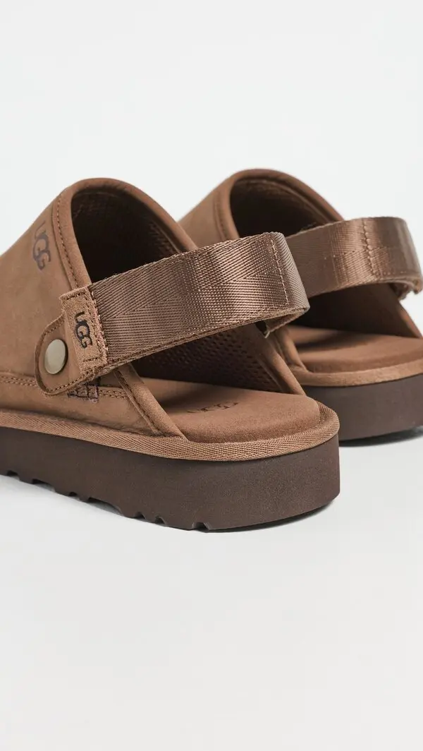 UGG Goldencoast Clog Ii Nubuck - Dark Chestnut