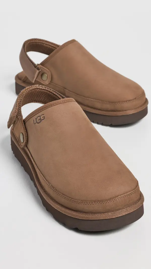 UGG Goldencoast Clog Ii Nubuck - Dark Chestnut