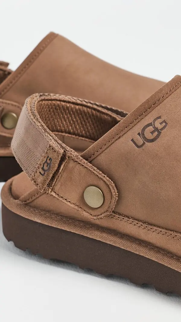 UGG Goldencoast Clog Ii Nubuck - Dark Chestnut