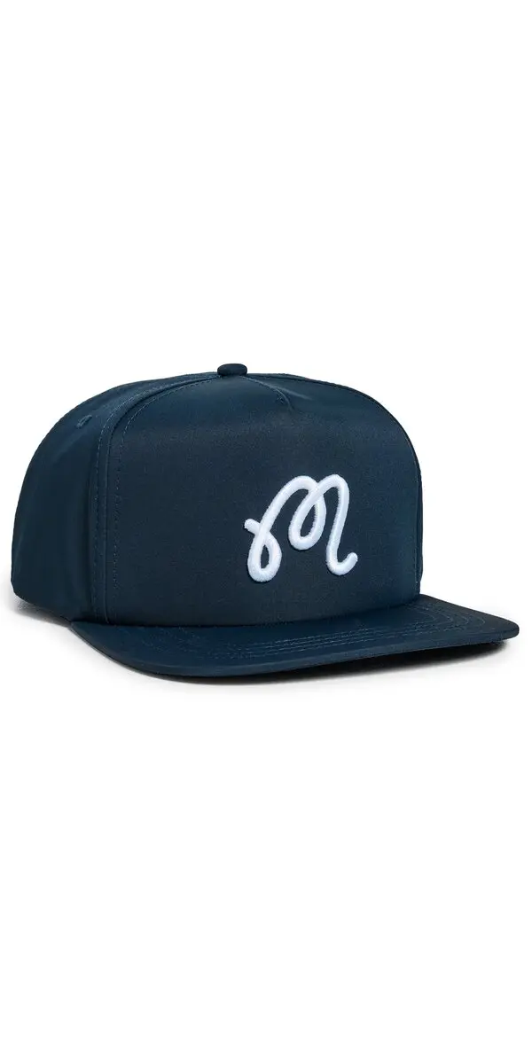MALBON Snapback Hat - Navy