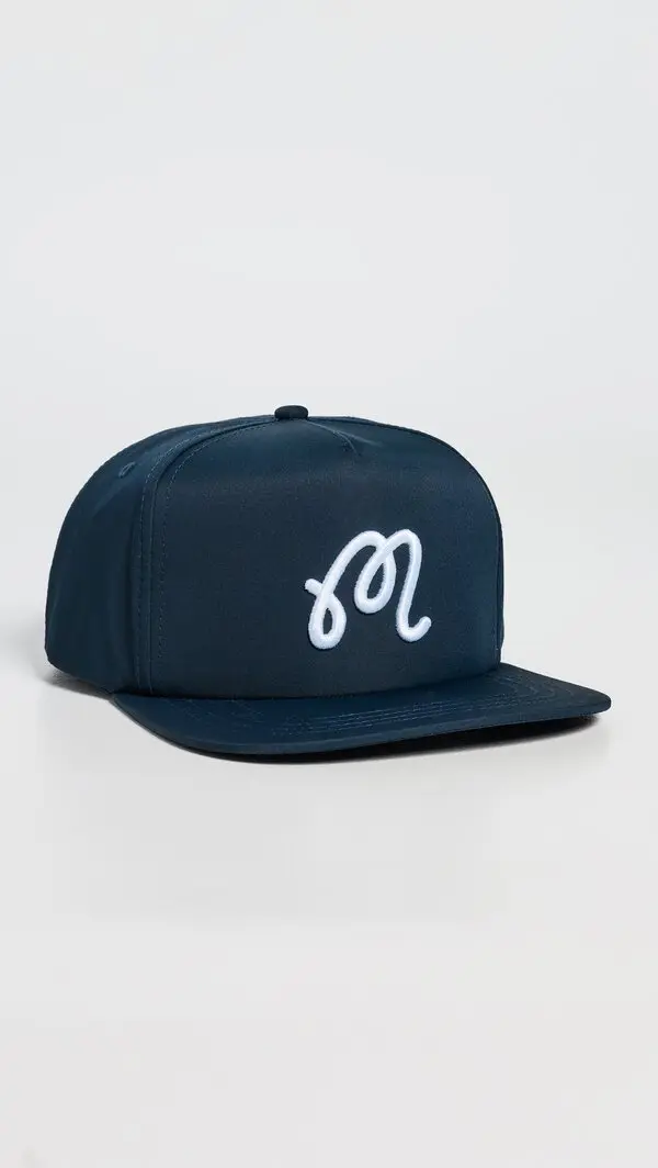 MALBON Snapback Hat - Navy