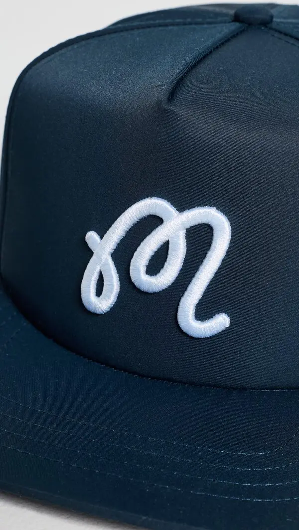 MALBON Snapback Hat - Navy