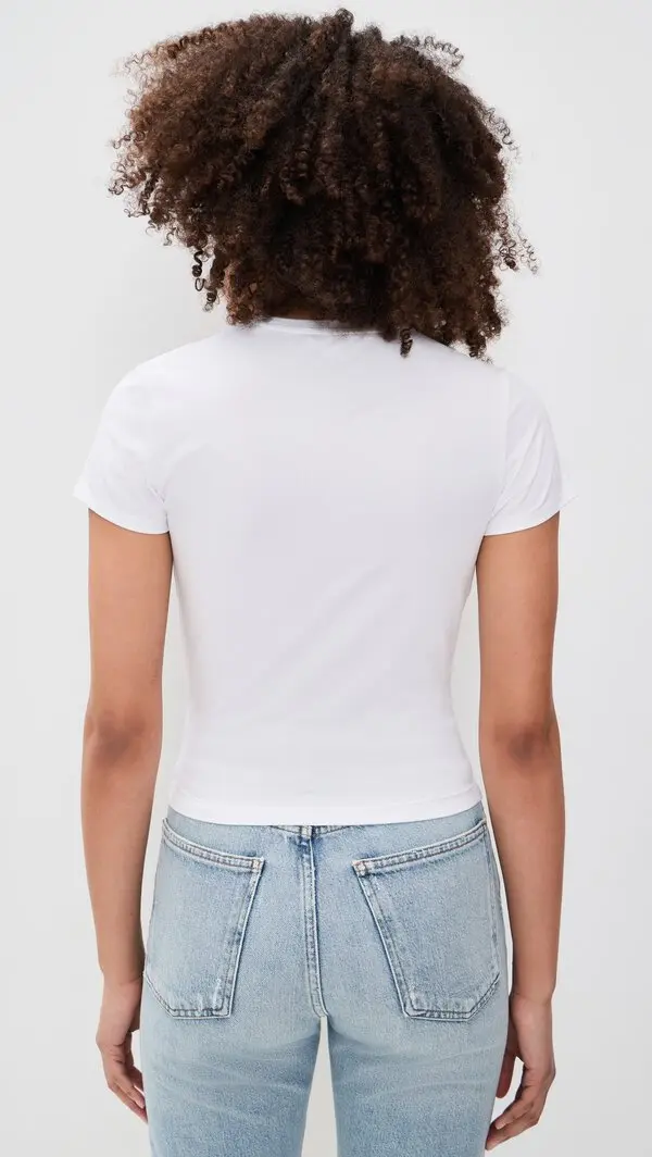 Good American Super Stretch Twist Tee