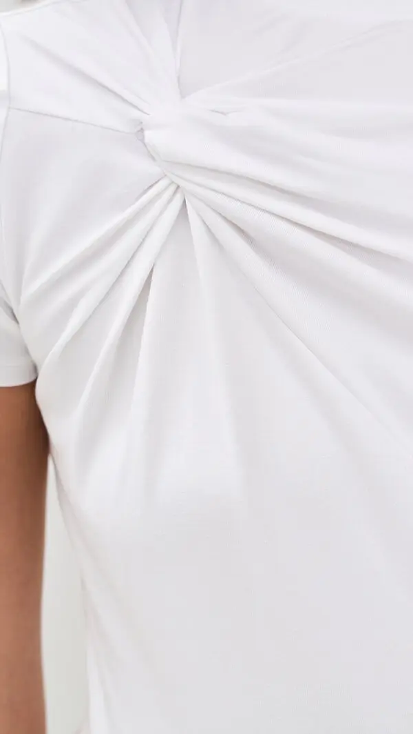 Good American Super Stretch Twist Tee