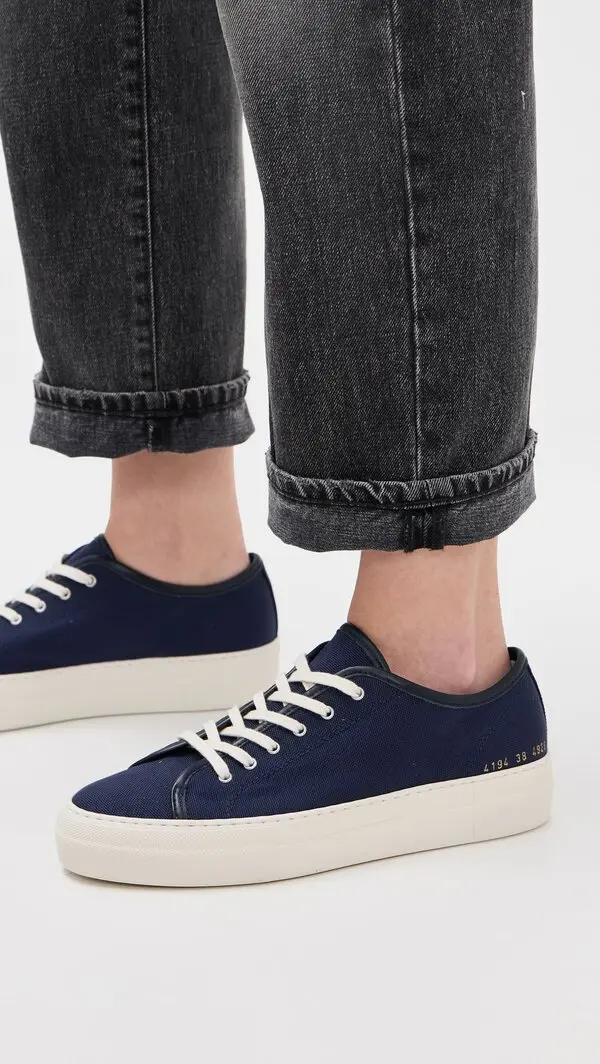 COMMON PROJECTS Tournament Canvas Lace-up Sneakers