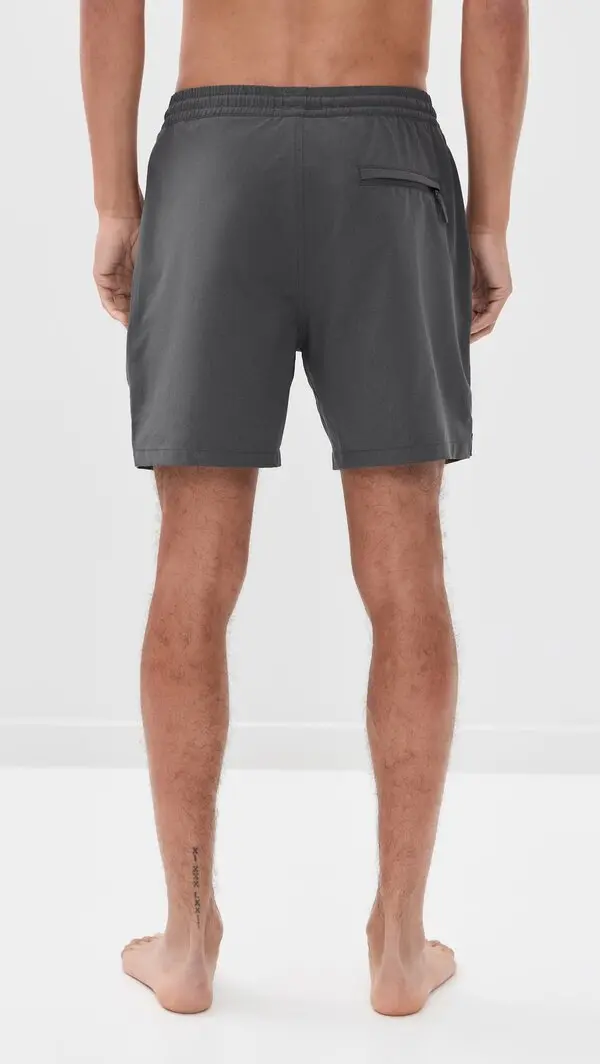 Marine Layer Lined Sport & Swim Shorts - Asphalt