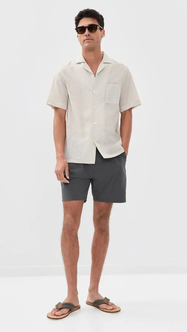 Marine Layer Lined Sport & Swim Shorts - Asphalt