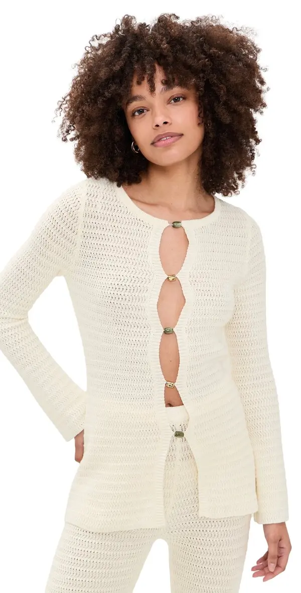4TH & RECKLESS Geri Embellished Knit Top