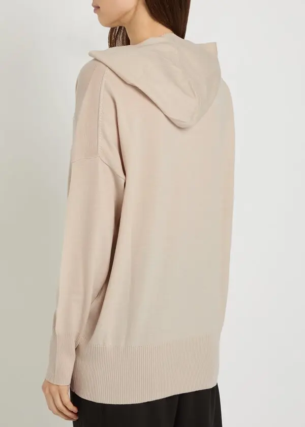 NOW YOU LIVE Hooded Merino Wool Jumper