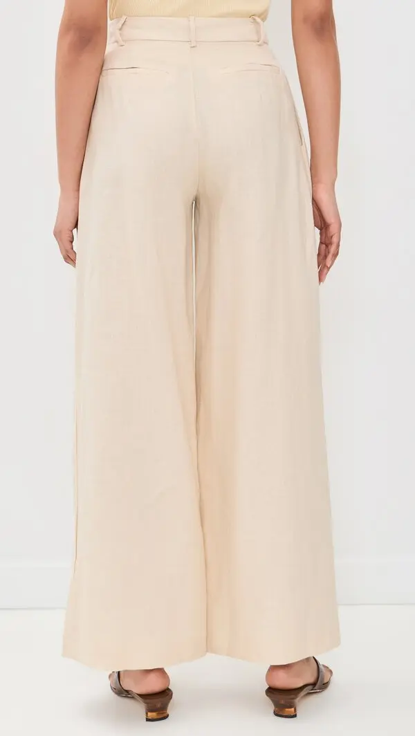 Faithfull The Brand Sofia Trousers - Panna