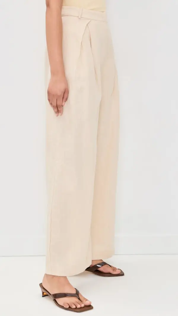 Faithfull The Brand Sofia Trousers - Panna