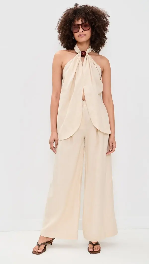 Faithfull The Brand Sofia Trousers - Panna