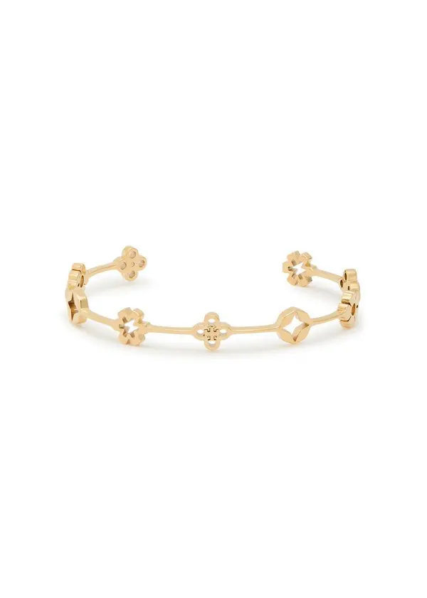 Tory Burch Forget Me Not Cuff - Gold