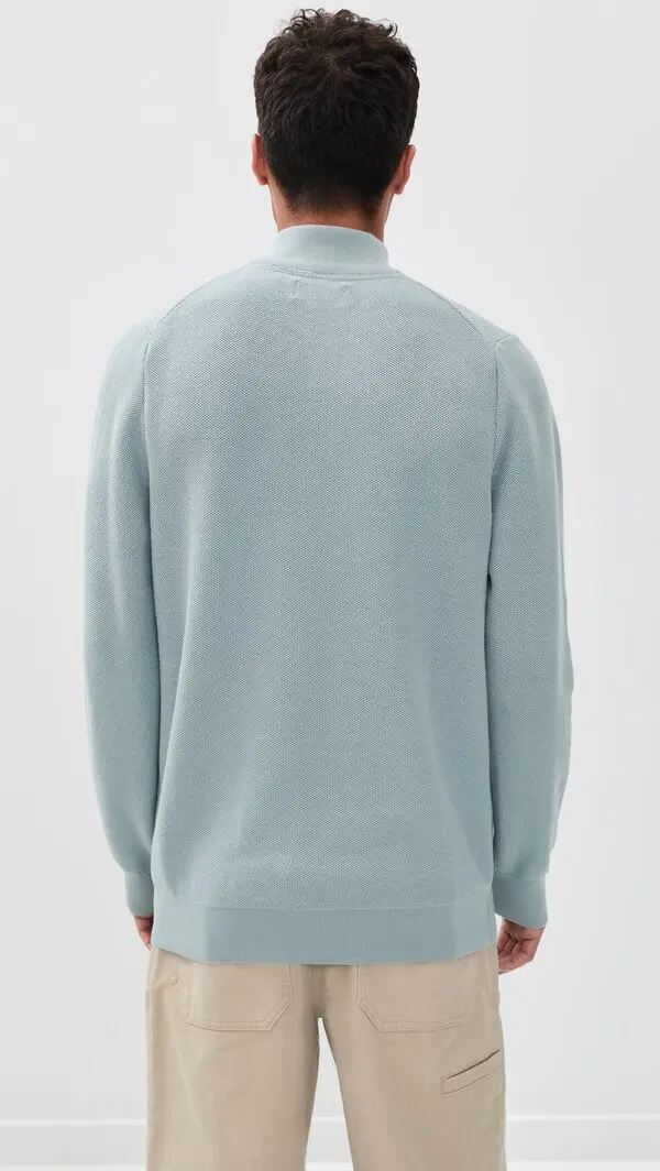 Barbour Essential Honeycomb Half Zip Sweater