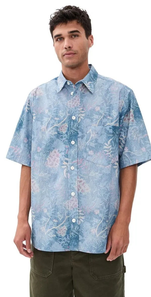 Isabel Marant Étoile Labilio Tropical Shirt - Blue